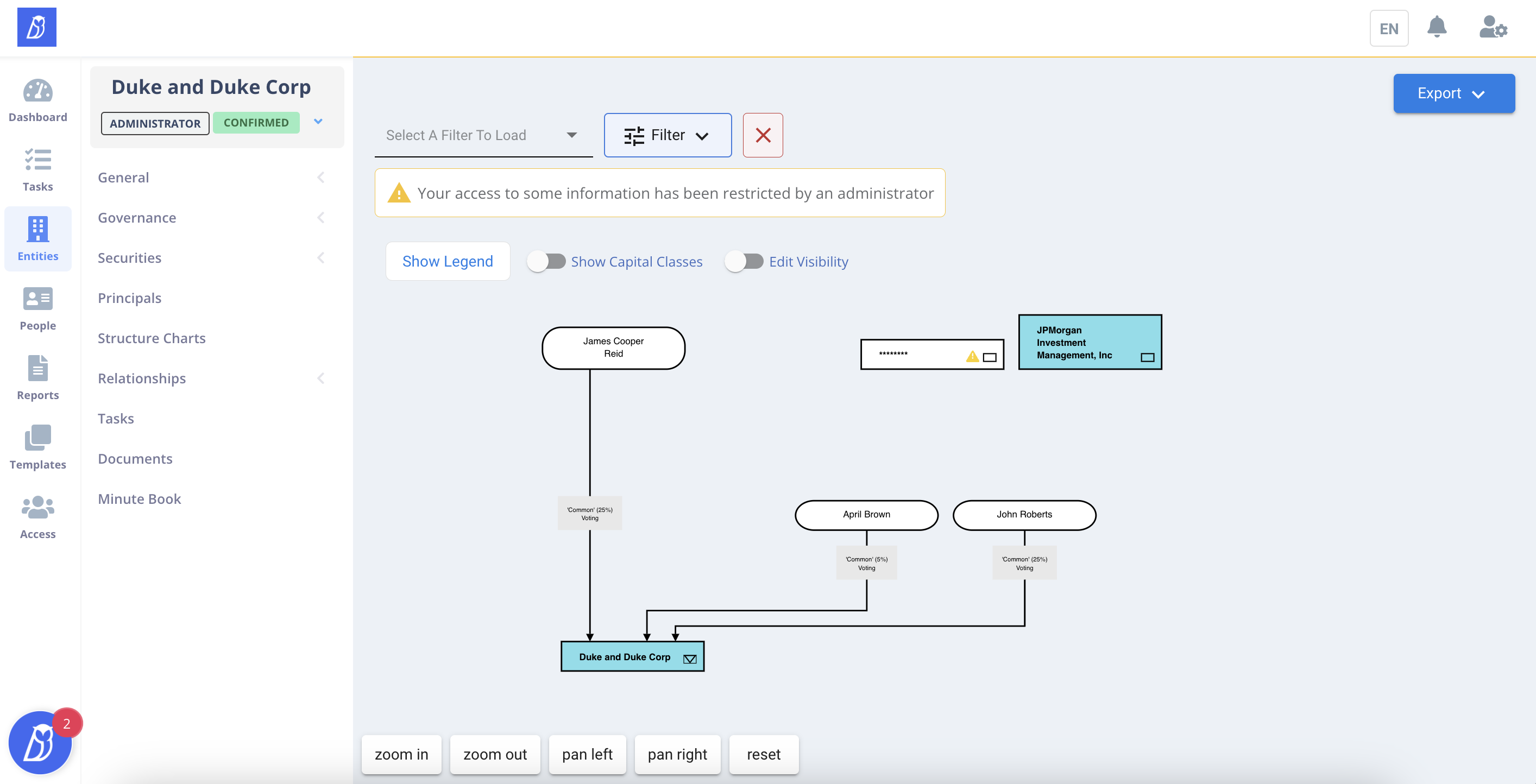 Hiding Entity Levels in Structure Charts – Athennian Help Center