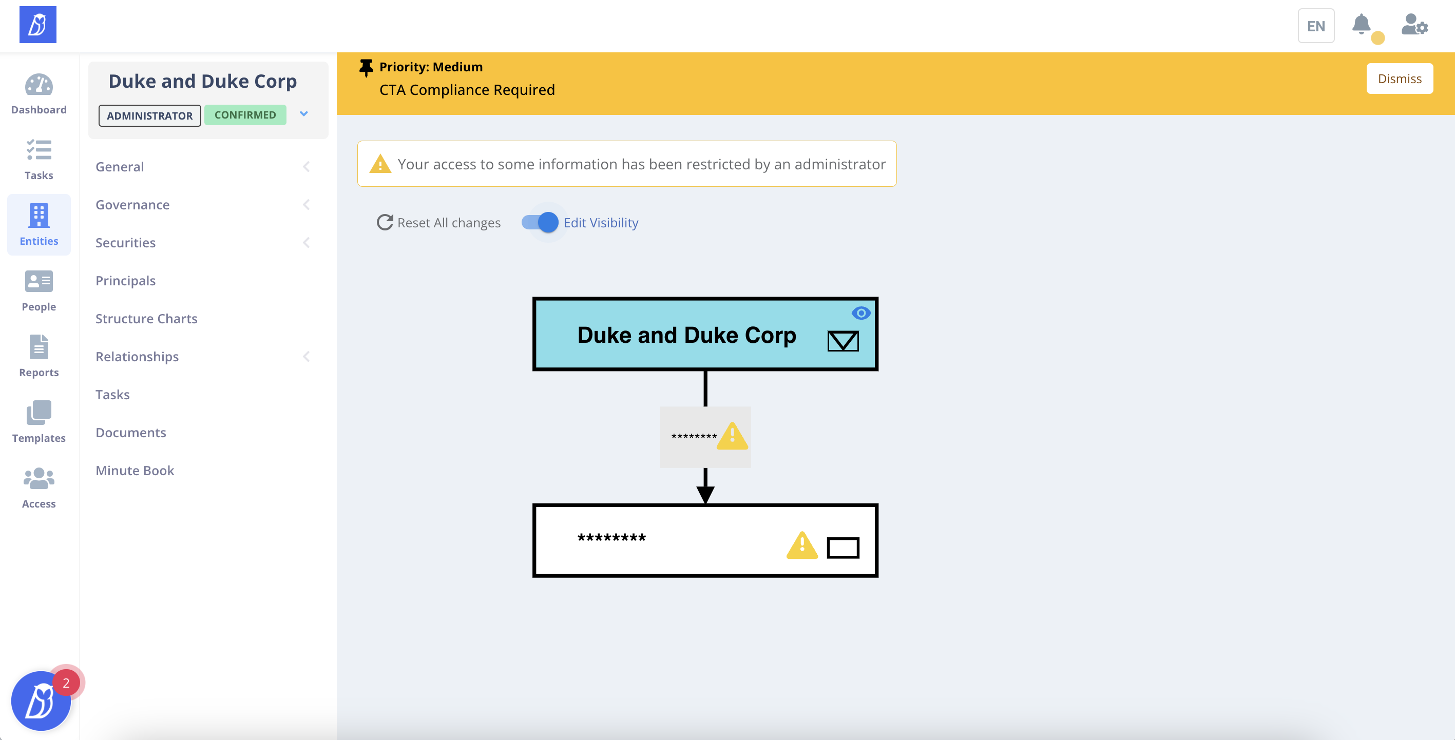Hiding Entity Levels in Structure Charts – Athennian Help Center